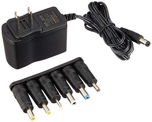 4.5V用ブラック/4.5V/ACD-045S・Style:4.5V用・パッケージ個数:1・●家庭用コンセント(AC100V)をDC4.5Vの電圧に変換 ●高容量1000mA、6種類の変換プラグ付で様々な機器に対応 ●安定化回路内蔵で、電圧...