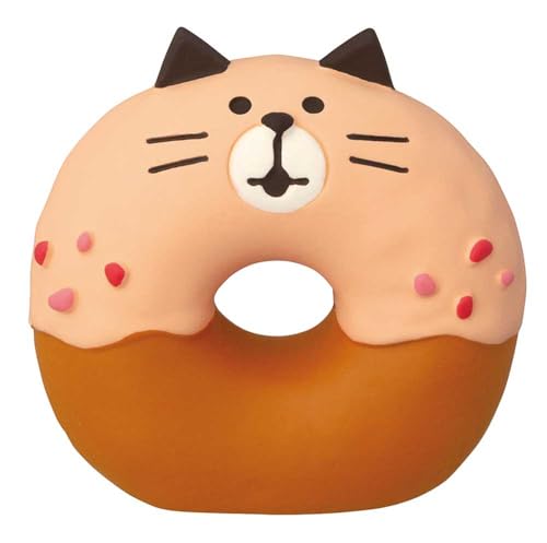 にゃんこドーナツ/サイズ：約W32×D14×H30mm/ZCB-29811・Color:にゃんこドーナツ・パッケージ個数:1・【色】にゃんこドーナツ 【サイズ】約W32×D14×H30mm・素材：ポリレジン製/原産国：ベトナム・＼まあるいド...