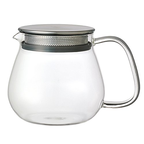 洋食器透明/460ml/8335・Size:460mlPatternName:01)ティーポット単品・パッケージ個数:1・サイズ:φ78 x H100 x W140 mm / 460 ml 素材:耐熱ガラス 18-8 ステンレス ポリプロピ...