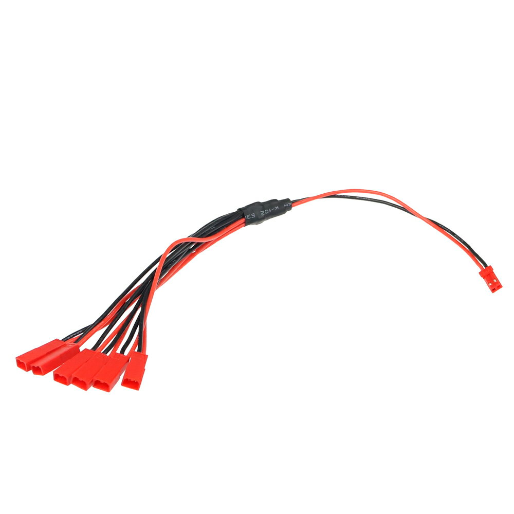 ■□■商品説明■□■ ・モーターラジエター、受信機等で多用されているコネクター。 ・コード長250mm ・分岐が6つ有り電飾の配線に便利。 ・品番：2934と互換性あり。------------ ＊発送：ゆうパケット（追跡番号アリ、土日祝日...