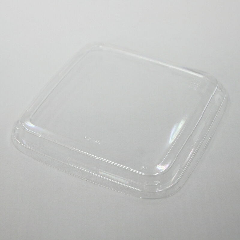 ■ 正角弁当容器TR－36専用フタ。 ■ 本体は別売りとなっております。 サイズ（mm） 182×182×9（外寸） 入数 50枚 材質 OPS透明ポリスチレン 本体（別売） TR－36H　アイボリー