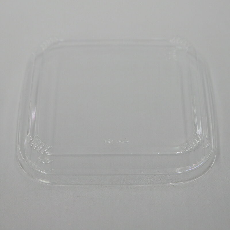 ■ 正方形角丼容器専用フタ。 ■ 本体は別売りとなっております。 サイズ（mm） 140×140×10（外寸） 入数 50枚 材質 OPS透明ポリスチレン 本体（別売） TR－62H　R／B