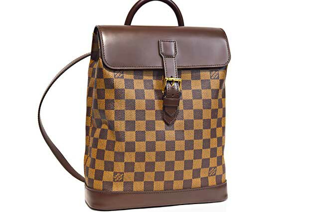商品名 ●【LOUIS VUITTON】ルイヴィトン　ソーホー　ダミエエベヌ　バックパック　リュックサック　PVC レザー　ブラウン N51132　G金具　ゴールド金具　アド　LOUIS VUITTON　本物　未使用　展示品　保管品！ ！ ...