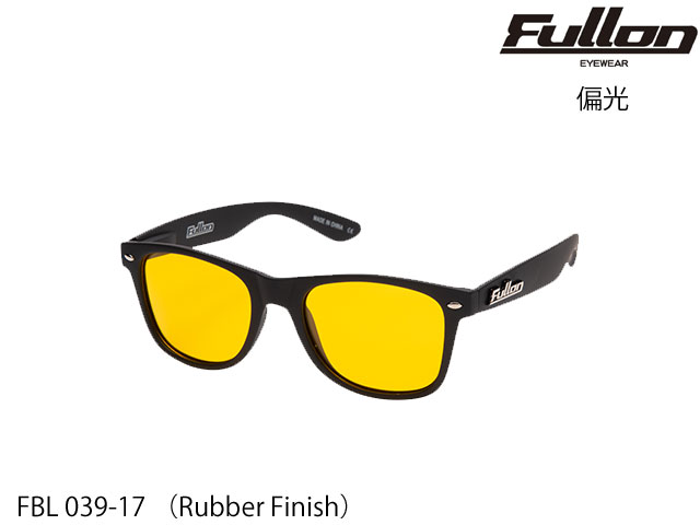 ★FULLON商品一覧はコチラ★Frame : Matte BlackLens : Yellow 偏光小ぶりなウェリントン型。バネ蝶番の採用で長時間掛けても耳周りが痛くなりにくい。マットなラバーコーティングを施したラバーフィニッシュ仕上げに...