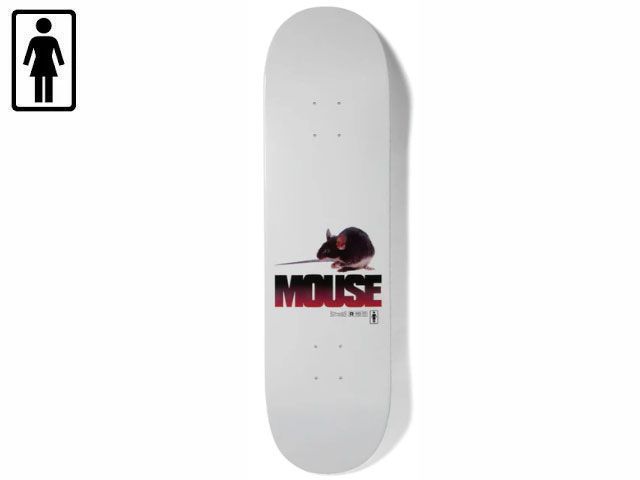 1996年に発売されたGIRLのVIDEO”MOUSE"の名場面をグラフィックに落とし込んだマニア必見のデッキが発売。30年経った今でも色褪せない名作です。1993年に RICK HOWARD (リック・ハワード) と MIKE CARRO...