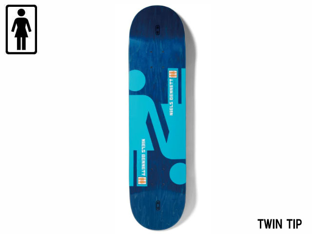 TWIN TIPシェイプになります。1996年に発売されたGIRLのVIDEO”MOUSE"の名場面をグラフィックに落とし込んだマニア必見のデッキが発売。30年経った今でも色褪せない名作です。1993年に RICK HOWARD (リック・...