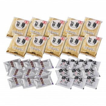 生麺をそのまま48時間熟成乾燥させうま味を凝縮させたノンフライの旨麺に、アンデス産の岩塩を使用し化学調味料、合成保存料を使用してない塩スープのラーメンです。※着時間指定不可の商品です。内容量麺80g×10、岩塩スープ36g×10、磯紫菜0....