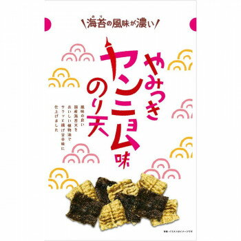 のり天に、韓国カルチャーで人気の伝統調味料ヤンニョムを表現したやみつきになる甘辛味ののり天です。※本品製造ラインでは、乳成分・えび・かにを含む製品を生産しています。内容量単品:60gサイズ単品:高さ300×幅190×奥行30mm個装サイズ：...