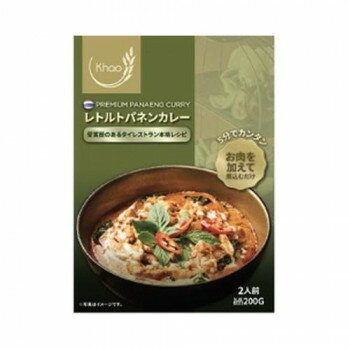クセになるタイ独特のピリ辛カレーです。※本品は袋のまま加熱せずに鍋などに出してから調理してください。【お召し上がり方】お好みの具材を入れて加熱してください。内容量200gサイズ幅130×高さ275×奥行40mm個装サイズ：38×28×20c...