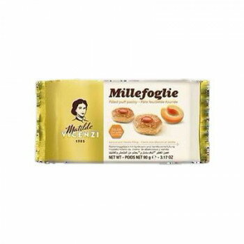 アプリコット、バニラフィリング入り。192層からなるパイ生地から作られました。内容量90gサイズ115×210×40mm個装サイズ：12.5×32×40.5cm重量102g個装重量：14500g仕様賞味期間：製造日より360日セット内容10...