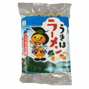 商品名の「うきはラーメン豚骨(太麺)1食」は、うきは市のキャラクター・うきピーから着想を得た人気の一品です。合成保存料を使用せず、約60時間熟成されたノンフライ麺が特徴的です。お土産としても最適な豚骨味のラーメンは、乾麺ながら生麺と同様の食...