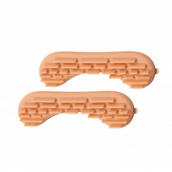 靴ズレや、サイズが合わなくてすぐ脱げてしまうというお悩みをスッキリ解消！柔らかいシリコーン素材で、かかとを優しく包み込みます。また、ヒダがストッパーの役目を果たしてくれるから、ぴったりフィットして脱げにくい。裏面の粘着テープで取り付けも簡単...