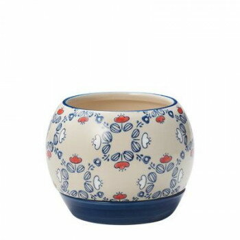 おしゃれなスプレーボトルです。サイズ皿含む:φ132×H103mm、内寸:φ90×H83mm個装サイズ：14.0×14.0×11.0cm重量0.59kg個装重量：350g素材・材質陶器仕様鉢植え用底穴なし受皿あり号数:3生産国中国fk094...