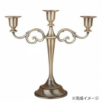 まるでヨーロッパのお城に飾っていそうな豪華な雰囲気漂うアンティークの5本立てのキャンドルスタンドです。ろうそくを灯すと優しい光で癒しの空間、ロマンチックの雰囲気を楽しめます。細工の細部までくっきりと仕上げられています。美しいデザインで様々な...
