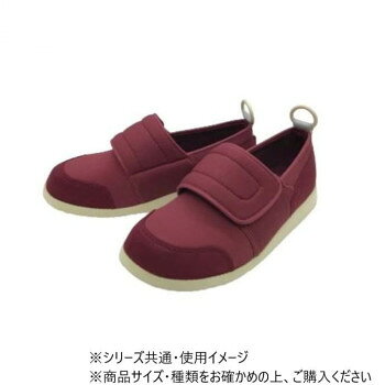 ストレッチ性のあるゴムスポンジで、やさしい履き心地になっております。大きく開く履き口で脱ぎ履きが楽です。面ファスナーで容易に着脱できます。かかとには着用をサポートする指リングが付いております。サイズ25.0～25.5cm個装サイズ：30.0...