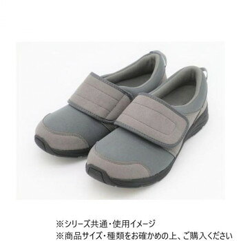 伸縮性のあるストレッチ素材で足にフィットします。大きな履き口で足入れラクラク。マジック式ベルトで容易に着脱が可能になっております。ベルトの長さが微調整できるので、足の状態に合わせて履くことができます。中敷きを取り外しても使用できる二重構造。...