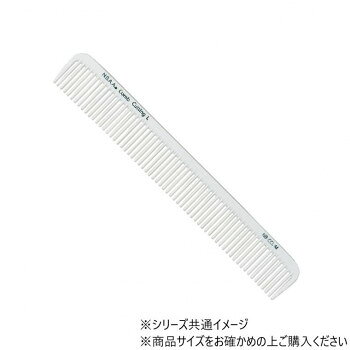 使用頻度の高いやや狭い密歯のストレートコーム。全長はLサイズで櫛歯1本のサイズを1.2mmで成形し、1.7mm間隔で59本に設定しました。ドライ&ウェットでの適度なテンションと最適なコーミング感を実現し、正確で的確な引き出しを幅広い範囲でサ...