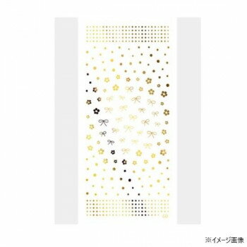 ドットを並べたフラワーと手書きのリボンシールです。シンプルなドットネイルやワンポイントにはもちろん、いろいろなデザインとの組み合わせでアートの幅が広がります。サイズシートサイズ:63×127mm個装サイズ：7×15×1cm重量個装重量：4g...