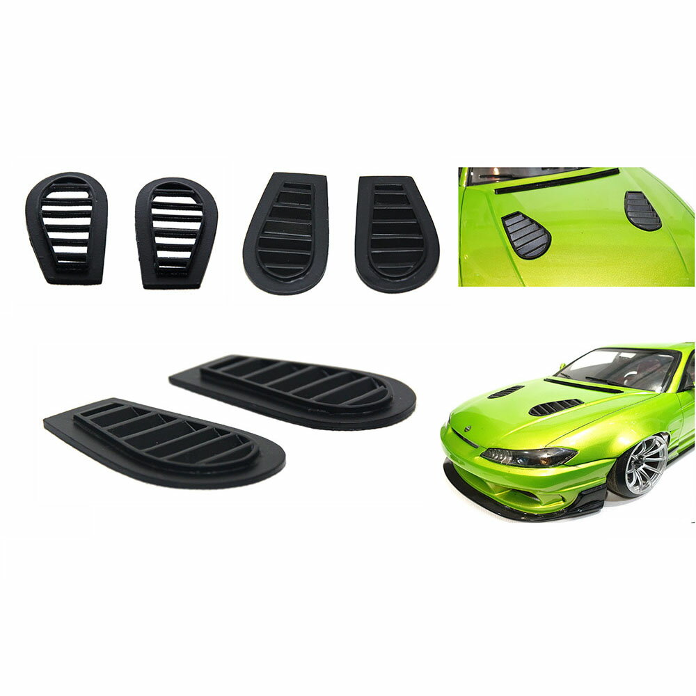 商品詳細商品名 Bonnet Vents V2 説明 1/10スケールモデル ラジコン用パーツ 2個セット 注意 ※こちらは1/10ラジコン用に製作した娯楽を目的とした商品です。実車用のカスタムパーツではございません。 ※PC環境によっては...