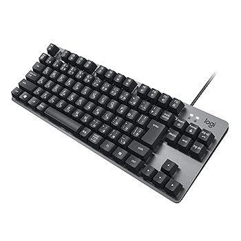 【中古】Logicool(ロジクール) ロジクール K835GPB 有線 メカニカルキーボード 青軸 クリッキー テンキーレス コンパクト メカニカル キーボード 有線 有線キーボード グラファイト windows surface K835...