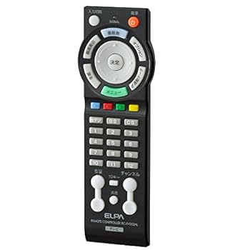 【中古】［非常に良い］Asahi Denki かんたんテレビリモコン A-LINE ブラック RC-TV002AL(BK)【メーカー名】【メーカー型番】【ブランド名】エルパ(ELPA) AV・テレビリモコン 【商品説明】Asahi Denk...