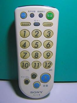 【中古】［非常に良い］ソニー 各社共通テレビリモコン RM-P7D【メーカー名】【メーカー型番】【ブランド名】ソニー(SONY) AV・テレビリモコン 【商品説明】ソニー 各社共通テレビリモコン RM-P7D画像はサンプル写真のため商品のコ...