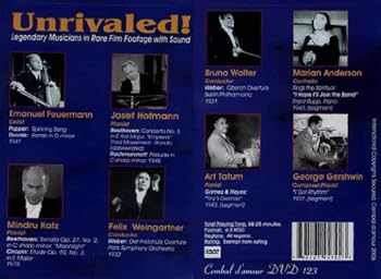【中古】Unrivaled: Legendary Musicians in Rare Film Footag [DVD]【メーカー名】【メーカー型番】【ブランド名】Cembal d'amour 交響曲・管弦楽曲 【商品説明】Unrivale...