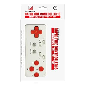 【中古】（SFC互換機/SFC用）連射コントローラー 16 ＜ホワイトレッド＞ - スーパーファミコン用周辺機器【メーカー名】【メーカー型番】【ブランド名】コロンバスサークル 本体・周辺機器 【商品説明】（SFC互換機/SFC用）連射コント...