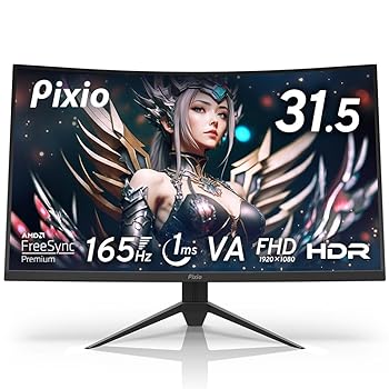 【中古】Pixio PXC325 湾曲 ゲーミングモニター 32インチ FHD VA 165Hz 1ms【メーカー名】【メーカー型番】【ブランド名】Pixio ディスプレイ 【商品説明】Pixio PXC325 湾曲 ゲーミングモニター 3...