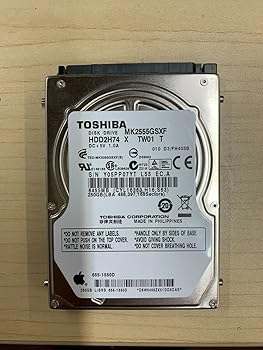 【中古】MK2555GSX 東芝モバイル 250GB 8MBキャッシュ 5400RPM シリアルATA 3.0Gbps 2.5インチ 内蔵ハードドライブ Mfr P/N MK2555GSX【メーカー名】【メーカー型番】【ブランド名】東芝(T...