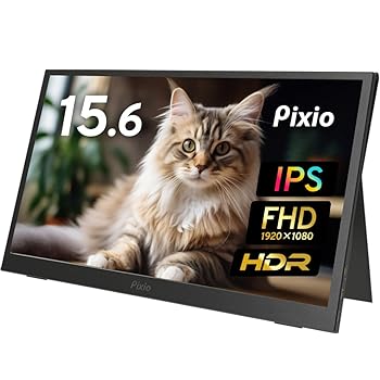 【中古】Pixio PX160 モバイルモニター 15.6インチ FHD IPS 60Hz 薄型 軽量 USB Type-C【メーカー名】【メーカー型番】【ブランド名】Pixio ディスプレイ 【商品説明】Pixio PX160 モバイルモ...