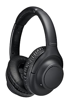 【中古】オーディオテクニカ ATH-S300BT(E) ワイヤレスヘッドホン ノイズキャンセリング Bluetooth 5.1 密閉型 【最大約90時間再生 急速充電 AAC対応 外音とりこみ マルチポイント 低遅延モード】 ブラック【メー...