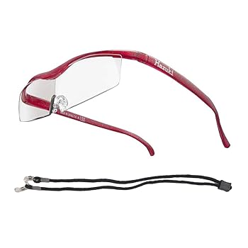 【中古】Hazuki ハズキルーペ コンパクト 1.6倍 クリアレンズ (全9色) 首から下げるストラップ付き 首掛け付き (ルビー) 誕生日 プレゼント【メーカー名】【メーカー型番】【ブランド名】ハズキ(Hazuki) ルーペ 【商品説明...