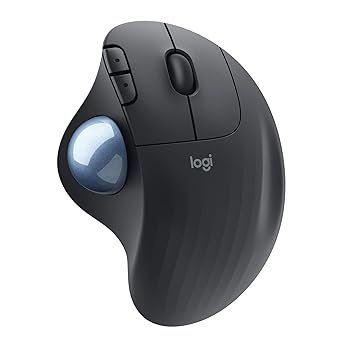 【中古】ロジクール ワイヤレスマウス トラックボール 無線 M575GR Bluetooth Unifying 5ボタン windows mac iPad M575 電池寿命最大24ケ月 グラファイト 国内正規品【メーカー名】【メーカー型番...