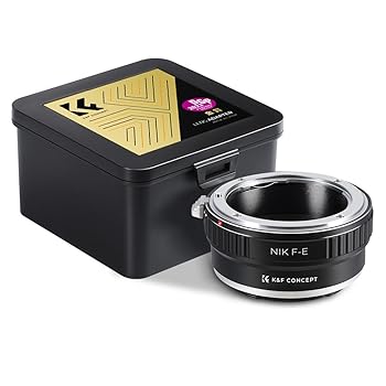 【中古】［非常に良い］K&F CONCEPT マウントアダプター Nikon対応 ニコン対応 Fマウントレンズ AIレンズ ソニー対応対応 Eマウント NEXカメラ 装着用 変換 レンズアダプター NIK-NEX a6700 a7CII Z...
