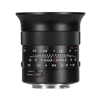 【中古】7artisans MF 14mm F2.8 Eマウントレンズ フルサイズ 単焦点レンズ (国内正規品・メーカー2年保証付) マニュアルフォーカス 超広角 着脱式フード付き 建築 風景 星空や夜景撮影に最適 七工匠【メーカー名】【メ...