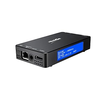 【中古】Zowietek 4K HDMI ビデオ エンコーダ/デコーダ、NDI|HX3 コンバータ/プレーヤー、パススルー ビデオ キャプチャ レコーダー、SRT/RTMP(S)/RTSP、HDMI エクステンダー、YouTube/Face...