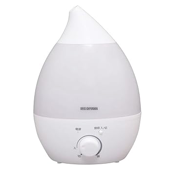 【中古】［非常に良い］アイリスオーヤマ 加湿器 大容量 超音波式 加湿量 280ml タンク容量 2.8L 8畳 10時間連続加湿 アロマ対応 しずく型 卓上 デスク用 UHM-280S-W ホワイト【メーカー名】【メーカー型番】【ブランド...