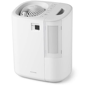 【中古】アイリスオーヤマ サーキュレーター加湿器 ハイブリッド式 上下左右首振り 最大加湿量550ml/h 湿度デジタル表示 グレー/ホワイト HCK-5519【メーカー名】【メーカー型番】【ブランド名】アイリスオーヤマ(IRIS OHYA...