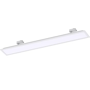 【中古】［非常に良い］Wellux LEDダクトレールライト 1000mm 高輝度 パネルライト ベースライト 昼白色 5000K 工事不要 スリム設計 PSE認証 ホワイト【メーカー名】【メーカー型番】【ブランド名】Wellux 家電 【...