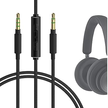 【中古】Geekria ケーブル ナイロン編組 互換性 オーディオコード グアンドオルフセン B&O HX ヘッドホンケーブル、 3.5mm に適合する インラインマイクと音量コントロール 1.2 m【メーカー名】【メーカー型番】【ブランド...