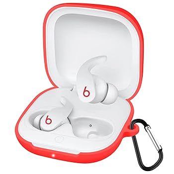 【中古】【2023改良ケース】ANYOI BEATS FIT PRO 用 ケース beats fit pro 用 ソフトシリコン カバー 全面保護 紛失防止 防震 防塵 耐衝撃 装着充電可能 beats fit pro ケース カラビナ付き...