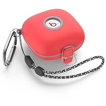 【中古】Beats Fit Pro用ケースカバー/CONTEMEイヤホンアーマー耐衝撃保護、紛失防止ストラップキーチェーン付き (RED)【メーカー名】【メーカー型番】【ブランド名】CONTEME イヤホン・ヘッドホンケース 【商品説明】B...