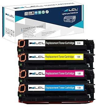 【中古】LCL Canon用 CRG-331 CRG-331II CRG-331BLK CRG-331IIBLK CRG-331CYN CRG-331YEL CRG-331MAG 互換トナーカートリッジ （4色セット) 対応機種：Sater...