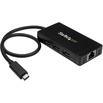 【中古】StarTech.com USB Type-C接続3ポートUSB 3.0ハブ/ 1ポートギガビット有線LANアダプタ ACアダプタ付属 HB30C3A1GE【メーカー名】【メーカー型番】【ブランド名】StarTech.com(スター...