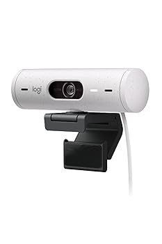 【中古】ロジクール Webカメラ フルHD 1080P オートフォーカス 自動光補正 ノイズリダクション マイク 広視野角 90度 プライバシーシャッター Brio 500 C940OW オフホワイト ウェブカメラ ウェブカム PC Mac...