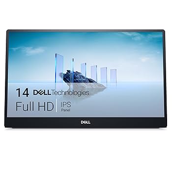 【中古】Dell P1424H 14インチ ポータブルモニター (3年間交換保証/フルHD/IPS非光沢/USB Type-Cx2/傾き調節/スリーブ付き)【メーカー名】【メーカー型番】【ブランド名】Dell ディスプレイ 【商品説明】De...