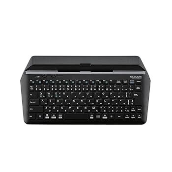 【中古】エレコム キーボード Bluetooth マルチデバイス (Windows、Mac、iOS、Android対応) スタンド付 ブラック TK-DCP01BK【メーカー名】【メーカー型番】【ブランド名】エレコム(ELECOM) パソコ...