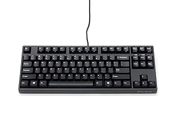 【中古】FILCO Majestouch 3 赤軸 テンキーレスキーボード 87キー 英語配列 US ASCII メディア機能 PBT2色成形キーキャップ搭載 マットブラック【メーカー名】【メーカー型番】【ブランド名】FILCO パソコン用...