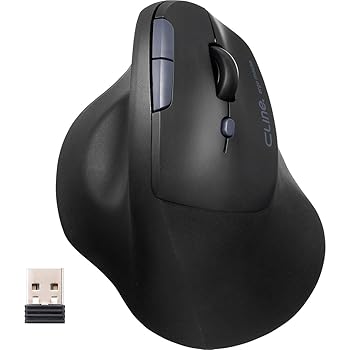 【中古】サンワダイレクト エルゴノミクスマウス 静音 無線 Bluetooth 2.4GHz 【戻る/進むボタン搭載】 充電式 400-MAWBT189BK【メーカー名】【メーカー型番】【ブランド名】サンワダイレクト マウス 【商品説明】サ...